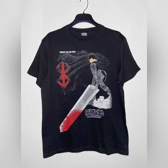 Hiruma Studios | Shirts | Berserk Guts And Femto Anime Tee L 1 Hiruma ...
